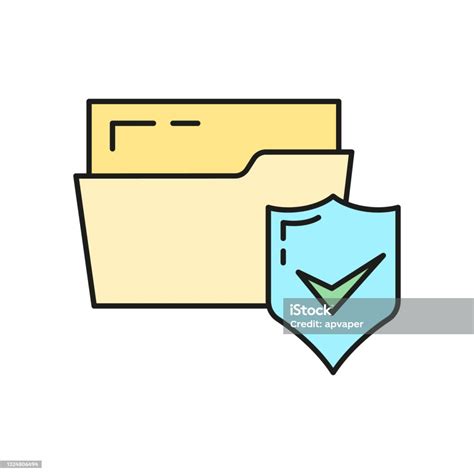 폴더 온라인 데이터베이스 클라우드 컴퓨터 기술 아이콘 원격 데이터 저장 흰색에 격리 된 평면 벡터 일러스트레이션 정보 개요를