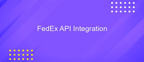 Fedex Api Integration Apix Drive