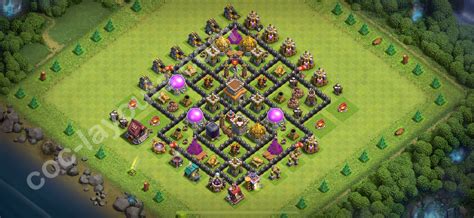 Base Th8 With Link Hybrid Max Levels 2026 Town Hall Level 8 Base