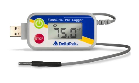 FlashLink USB PDF Reusable Data Logger With External Blunt Tip Probe Model 40520
