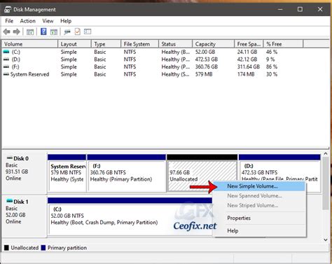 How To Create A New Partition From The Unallocated Space