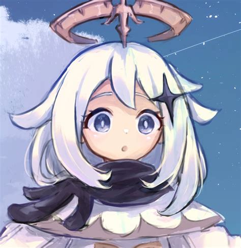 Paimon Genshin Impact Drawn By Y User Kjgm5733 Danbooru