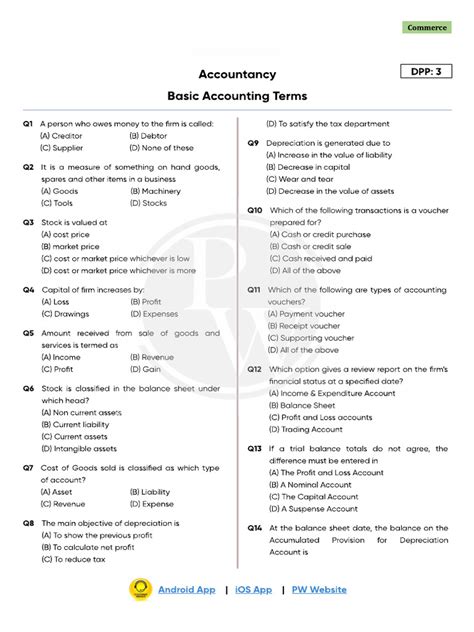 Dpp 03 Basic Accounting Terms Aarambh 2025 Pdf