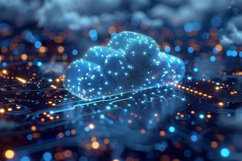 Cloud Storage On The Digital Technology Using Ai Cloud Security And Data Upload Premium Ai