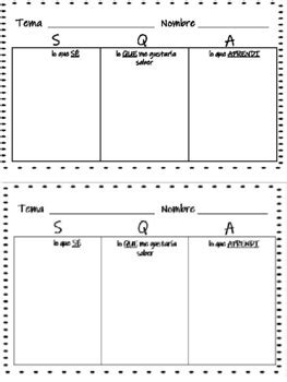 Bilingual Graphic Organizer Exit Slip By Boundless Biliteracy TPT