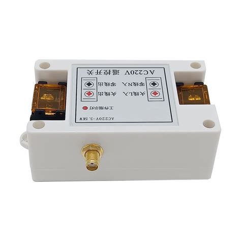 AC V A Power Input Output Wireless Remote Control Receiver