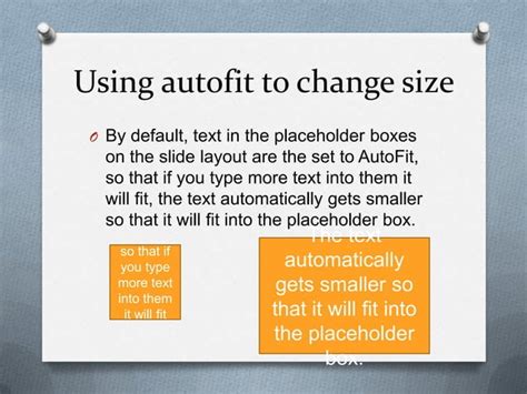 Basic Formatting PPT