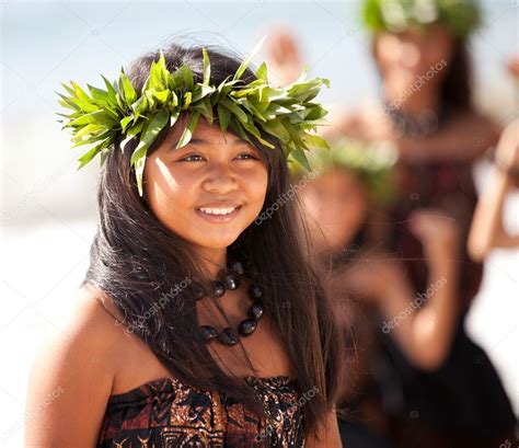 Pretty Polynesian Girl Stock Photo By Deborahkolb