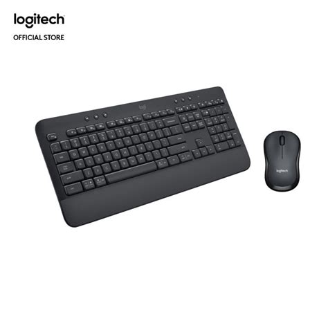 Logitech Signature K650 Wireless Keyboard With Wrist Rest Full Size Signature M650 Wireless