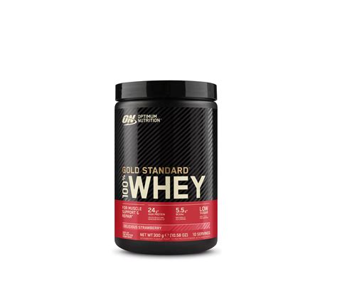Optimum Nutrition 100% Whey Gold Standard (300G) | Delicious Strawberry ...
