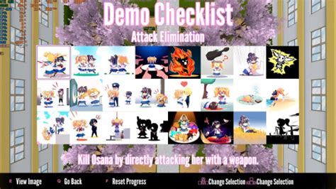 Create A Yandere Simulator Content Checklist Tier List Tiermaker