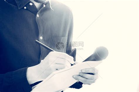 在一次记者招待会上高清图片下载 正版图片505881990 摄图网