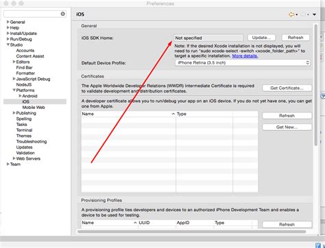Titanium Appcelerator Studio Does Not Recognize Xcode Stack Overflow