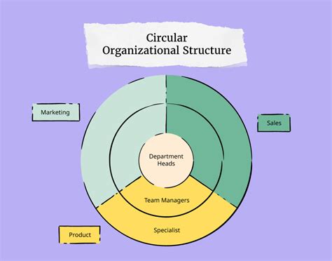 Circular Organizational Structure Learn Diagram