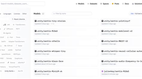 Unity Hugging Face Ai Unity