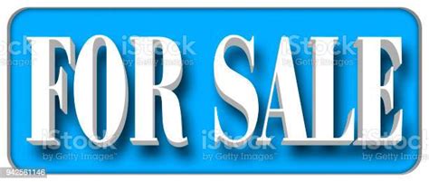재고 일러스트 레이 션큰 흰색 텍스트 대 판매 3 차원 일러스트 레이 션 파란색 배경 0명에 대한 스톡 사진 및 기타 이미지 Istock