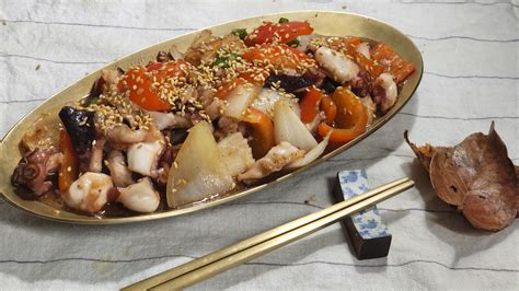 냉파 술안주 밥반찬으로 좋은 문어 채소볶음