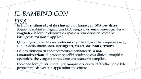 Disturbi Dsa E Altri Disturbi Pptx Power Point Pptx