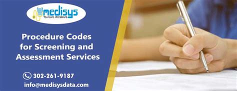 Procedure Codes For Screening And Assessment Services