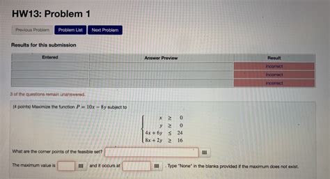 Solved Hw13 Problem 1 Previous Problem Problem List Next