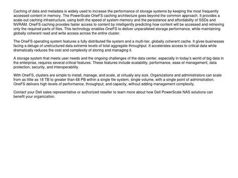 Conclusion Powerscale Onefs Smartflash Dell Technologies Info Hub