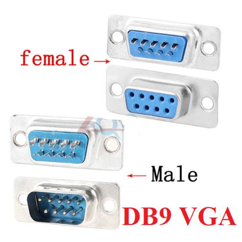 Jual Konektor Soket DB DB Male Female RS Serial Port Adapter Baris Male Kota