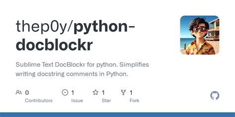 Github Thep Y Python Docblockr Sublime Text Docblockr For Python