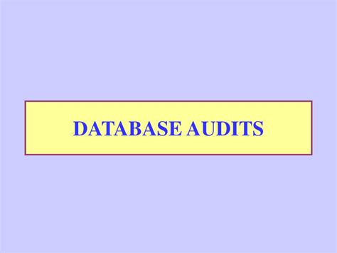 PPT Tipologie Di Audit E Loro Caratteristiche PowerPoint Presentation ID 3279394