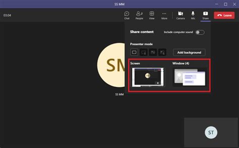 How To Share Screens On Microsoft Teams App Browser Pttrns