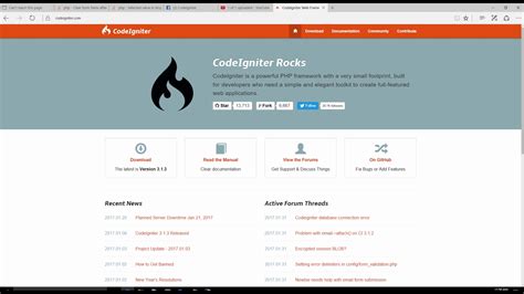 Codeigniter3 Samplecrud Lesson1 Youtube