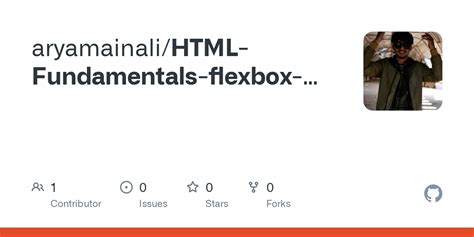Github Aryamainalihtml Fundamentals Flexbox Grid Position