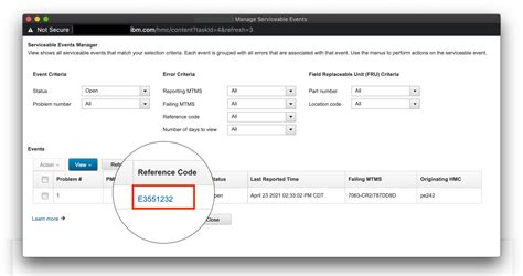IBM Power HMC 7063 CR2 Console Inband Communications Credentials