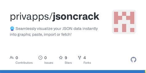 GitHub Privapps Jsoncrack Seamlessly Visualize Your JSON Data Instantly Into Graphs Paste