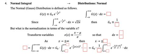 Solved Normal Integral → Distributions Normal The Normal