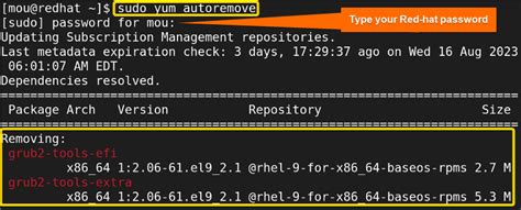 How To Uninstall A YUM Package User Friendly Cases LinuxSimply