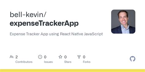 github bell kevin expensetrackerapp expense tracker app using react