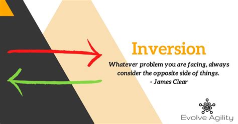 inversion technique agile quick tip evolve agility inc