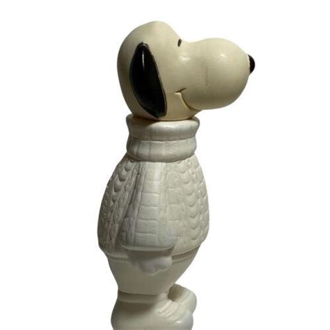 Vintage 1974 Peanuts Snoopy Bubble Bath 7 Oz Plastic Bottle Almost Full 4477329838