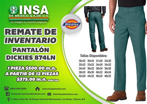 SÚper Remate De Inventario Pantalón Dickies 874ln En Tijuana