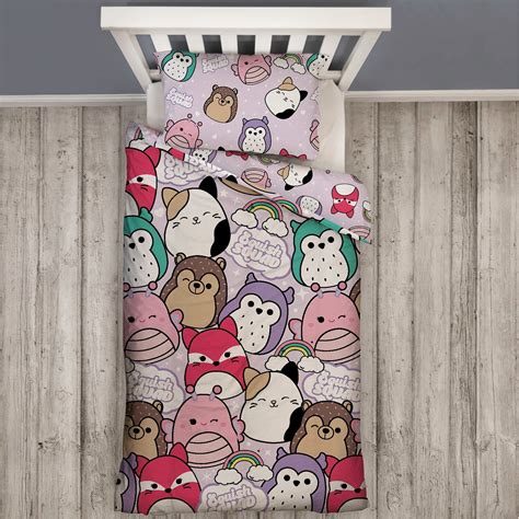 Squishmallows Duvet Single Squishmallows Bright Multi Format And
