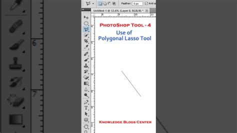 Photoshop Tutorial 4 Use Of Polygonal Lasso Tools For Beginners