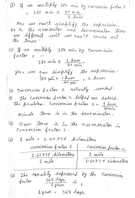 [solved] Model 1 Conversion Factors Equalities Can Be Turned Into Course Hero