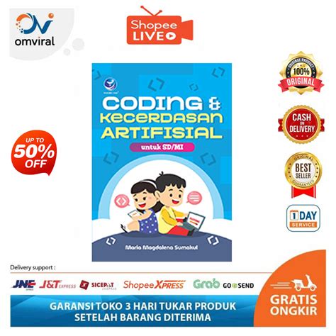 Jual Andi1026 Buku Coding Dan Kecerdasan Artifisial Untuk Sdmi Kelas