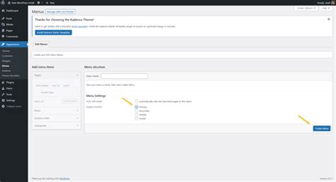 Creating A Custom Menu In Wordpress Wordpress 101 Tutorials