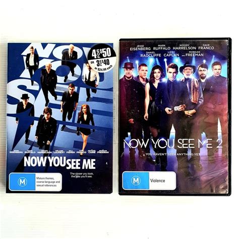 NOW YOU SEE Me Bundle DVD Crime Thriller Eisenberg Freeman Region