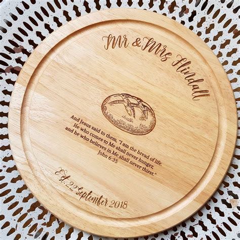 Personalised Bible Verse Bread Board Honey Pot Workshop