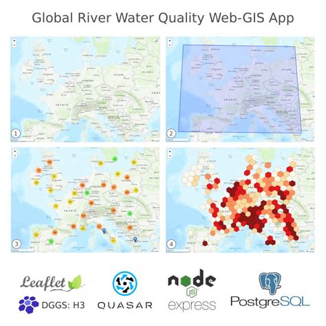 Global River Water Quality Application Grwq App Is A Web Based