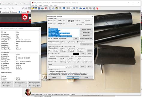 Is There A Way To Put The Gps Coordinates Onto A Photo
