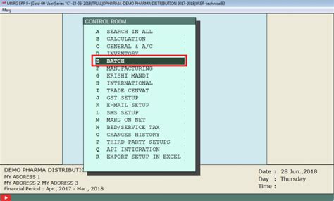How To Enable Tag Wise Setup In Marg Software