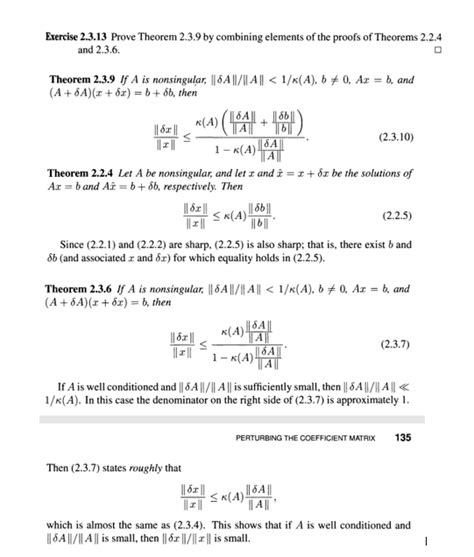 solved exercise 2 3 13 prove theorem 2 3 9 by combining